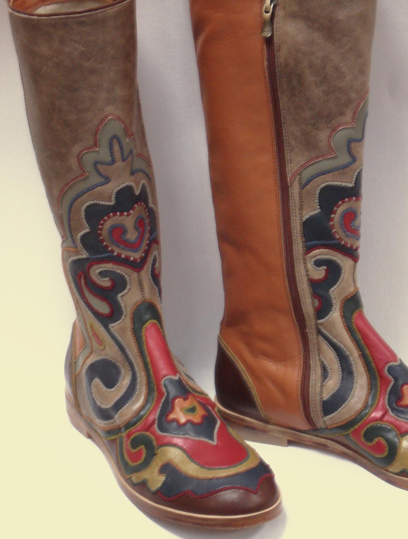 Tatar Boots Gallery | Unique Leather Mosaic