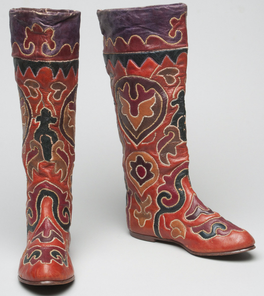 Tatar Boots Gallery | Unique Leather Mosaic of the Tatars