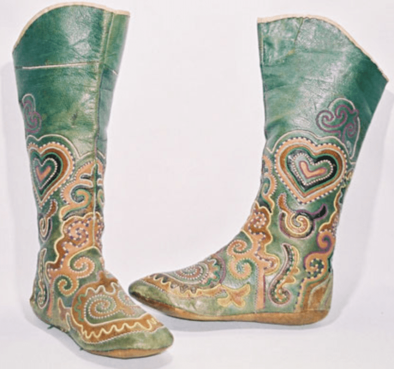Museum Tatar Boots | Unique Leather Mosaic