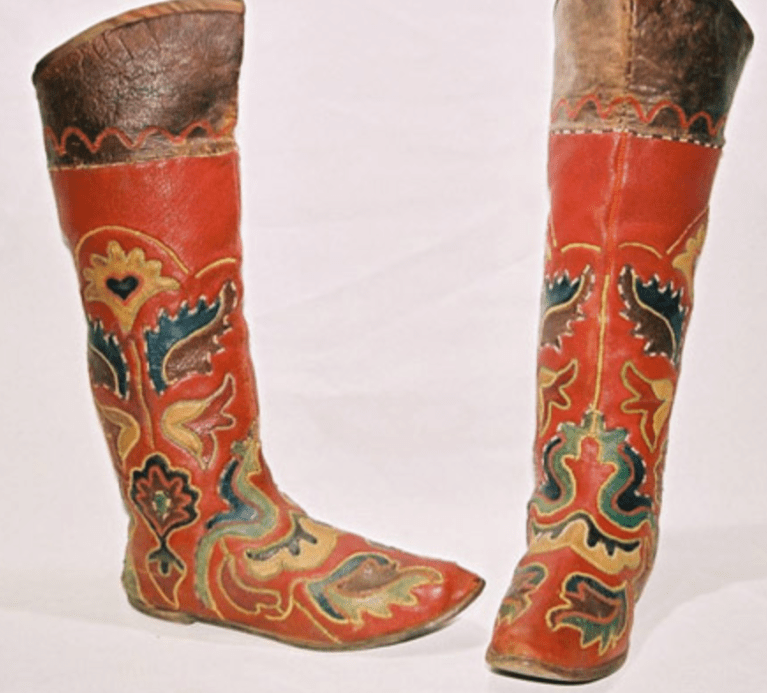 Museum Tatar Boots | Unique Leather Mosaic