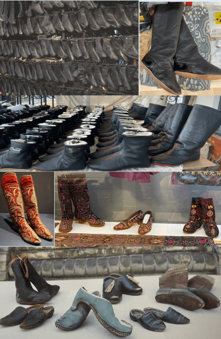 tatar boots | Unique Leather Mosaic of the Tatars