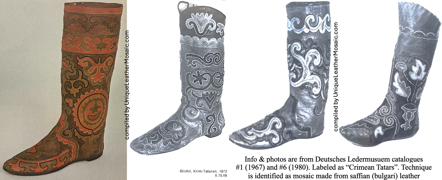Museum Tatar Boots | Unique Leather Mosaic of the Tatars